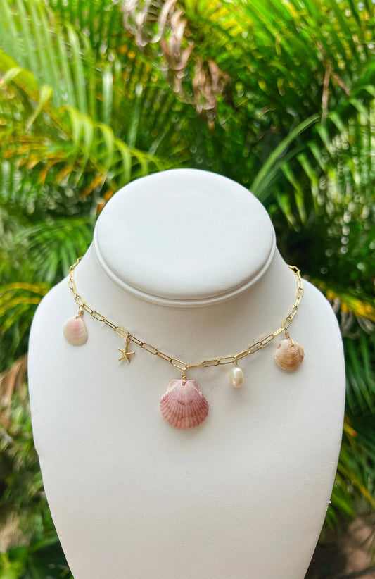 Seashell Charm Necklaces – Mermaid and Me