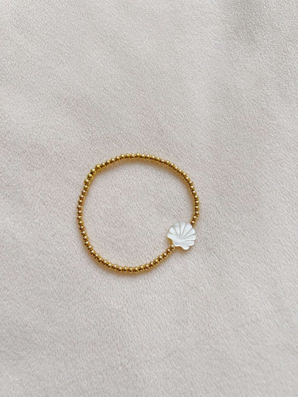 Gold Filled Mother of Pearl Shell Bracelet – Mermaid and Me